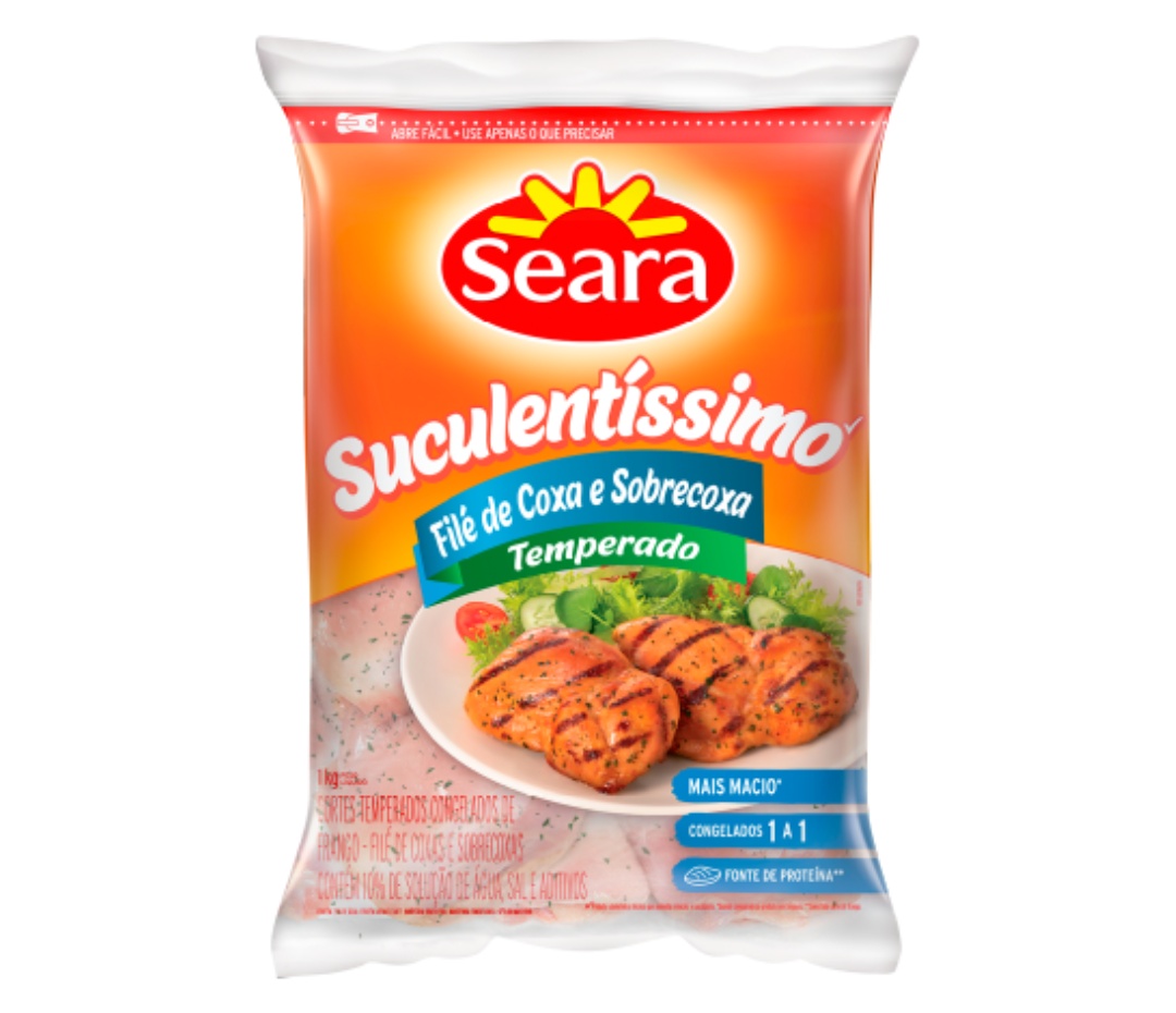 Filé de Coxa e Sobrecoxa Temperada Suculentíssimo Seara - Minha Receita Filé de Coxa e Sobrecoxa Temperada Suculentíssimo Seara - Minha Receita